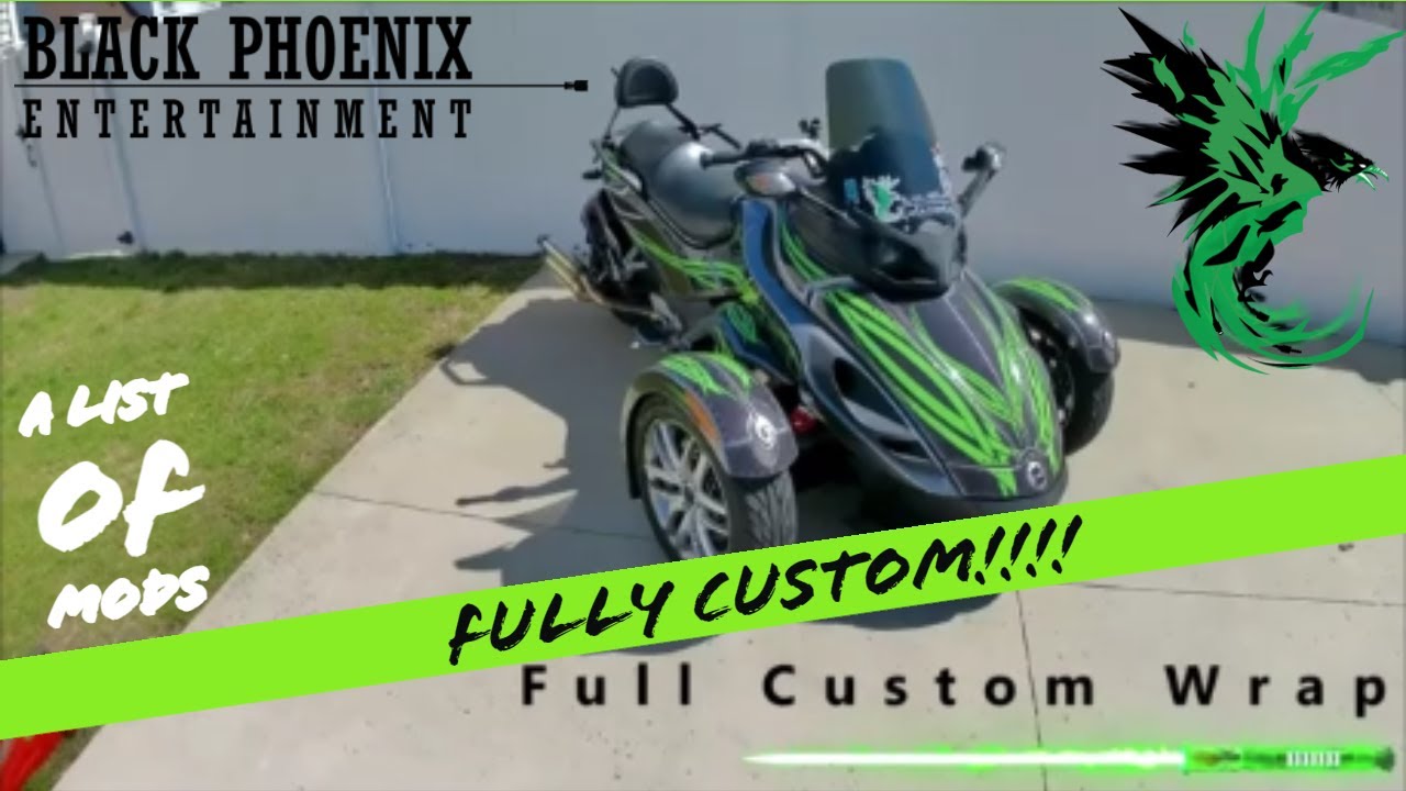 Custom Can Am Spyder | List of Mods for Can Am Spyder | #shorts - YouTube