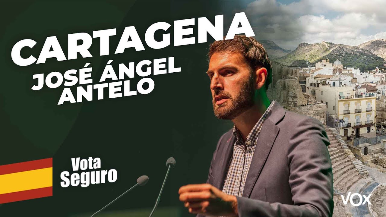 Discurso completo de José Ángel Antelo en Cartagena #votaseguro - YouTube