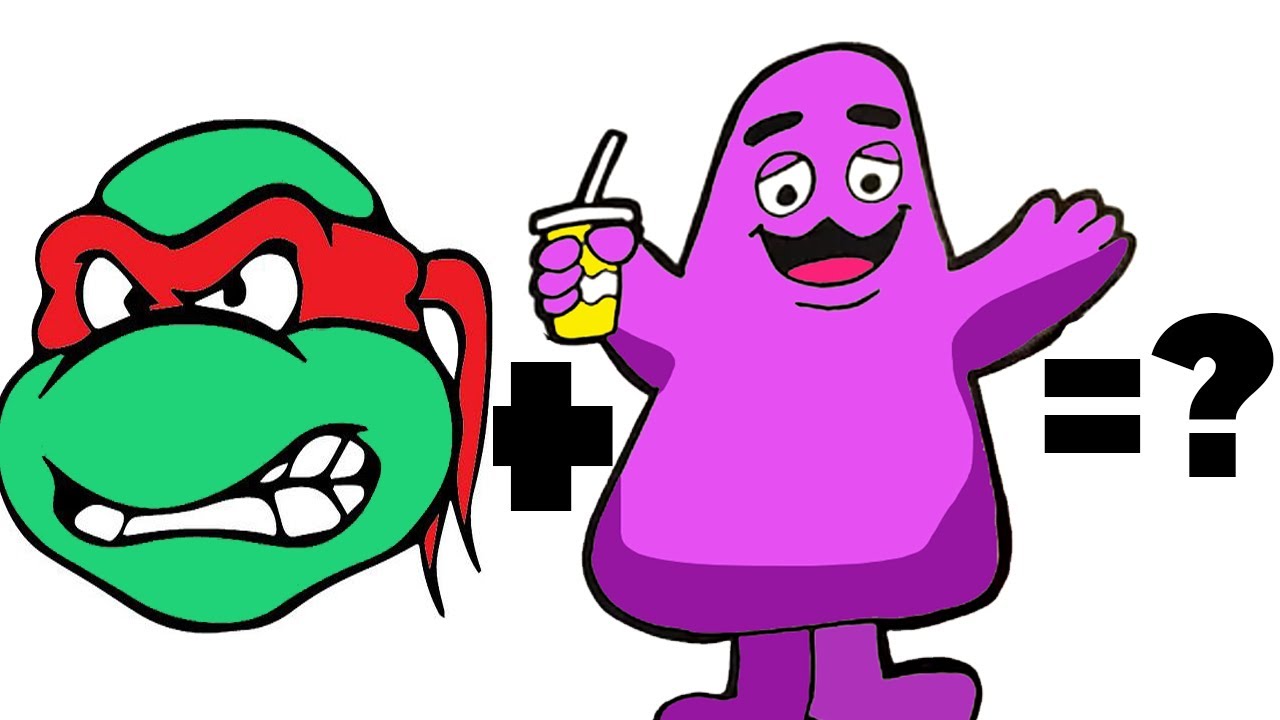 GRIMACE SHAKE + NINJA TURTLES = ? What Is The Outcome? - YouTube