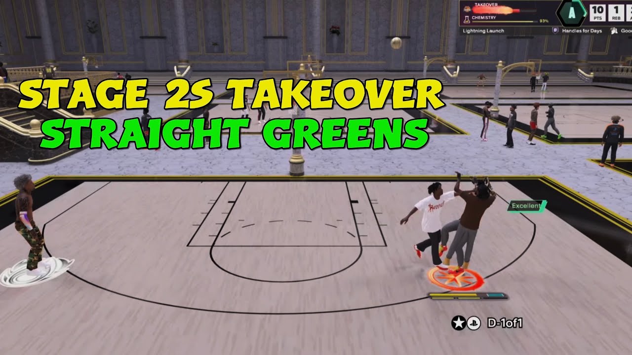 TAKING OVER STAGE 2S ON NBA2K25! W/ MY 6’2 DEMIGOD BUILD! SHOOTING 100% ...