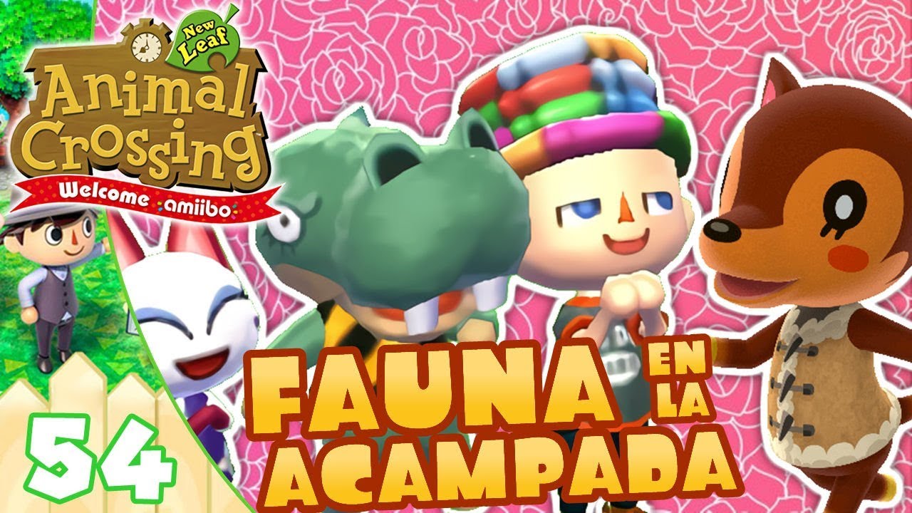 ACNL Welcome Amiibo #54 - ¡Fauna en la acampada! 🦌 - YouTube