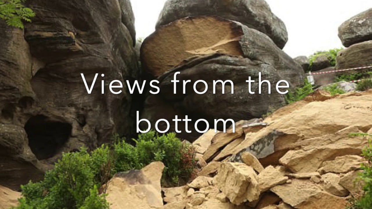 Youths destroy landmark rock formation - YouTube