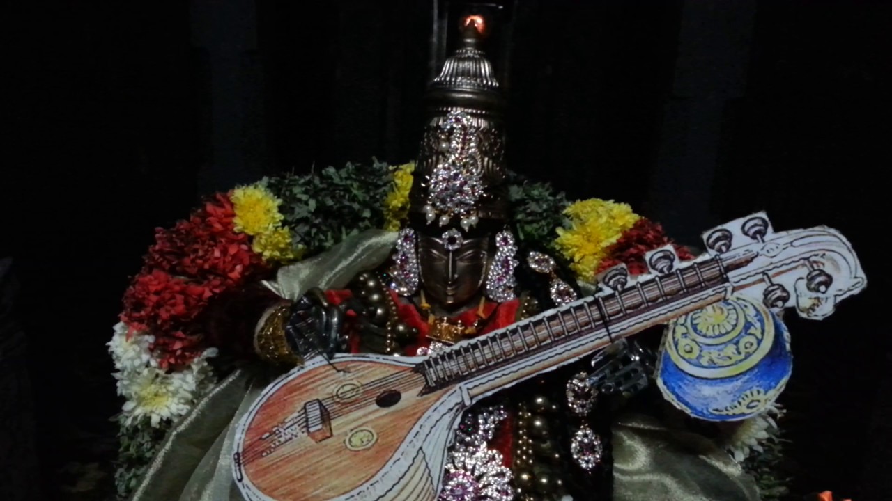 My Alangaram For Navarathri at Nangavaram Shivan temple - YouTube