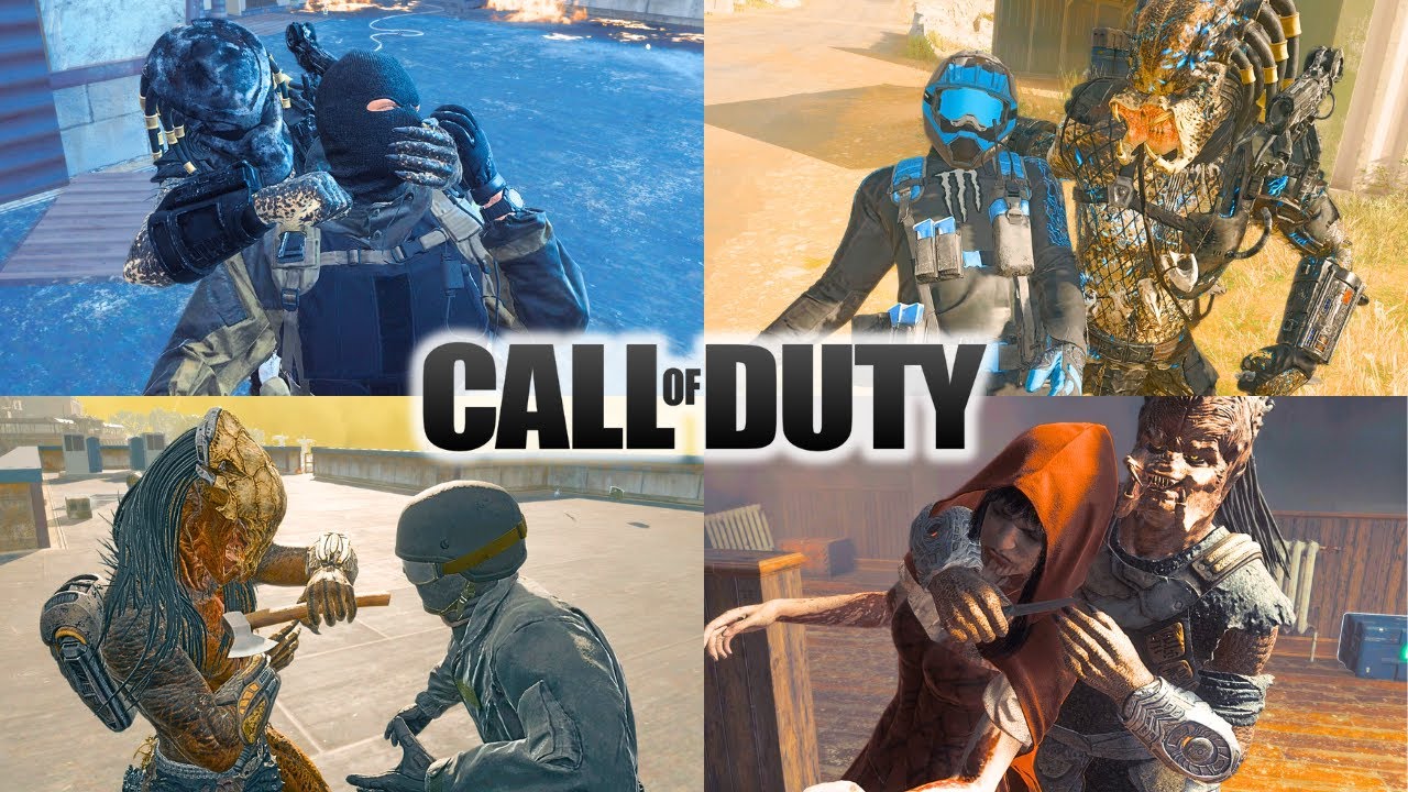 COD Predator Squad! All Predator Operators With Finishing Moves - YouTube