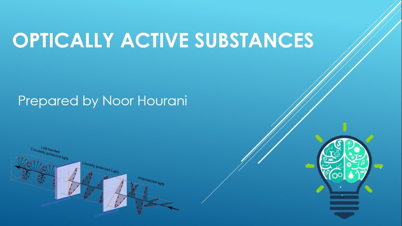 optically active substances "polarimeter" by Noor Hourani - YouTube