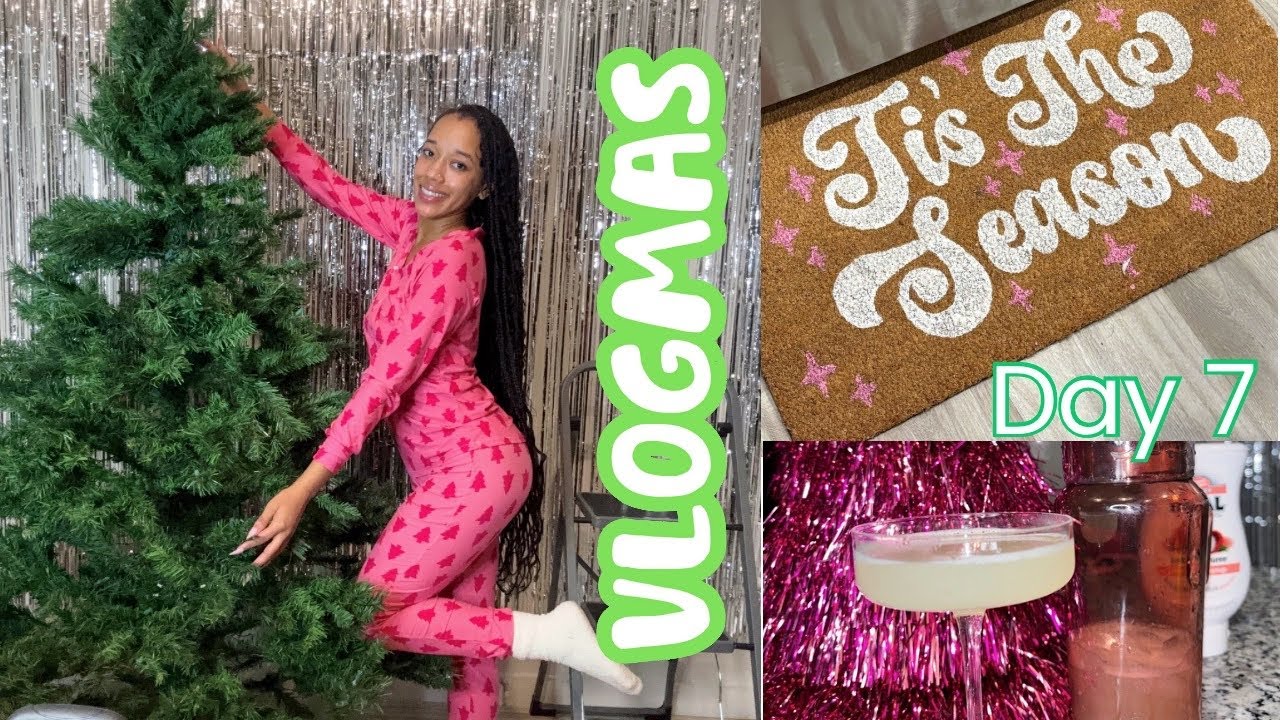 VLOGMAS DAY 7: NIGHT ROUTINE + CHRISTMAS COCKTAIL + CHRISTMAS ...