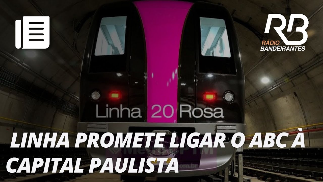 Informações sobre a Linha 20-Rosa do metrô, que vai ligar São Paulo ao ...