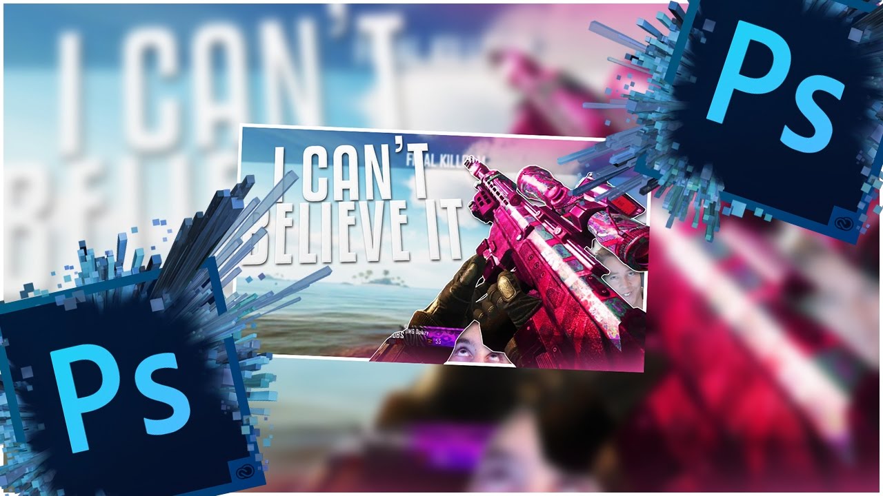 How to Make a "Clean" Thumbnail | Photoshop CC Tutorial - YouTube