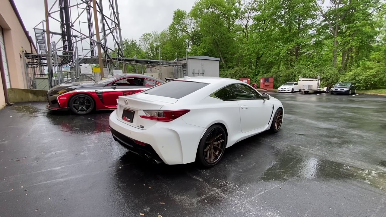 RR Racing | Lexus RCF ECU Tune & PPE EL Headers Revs - YouTube