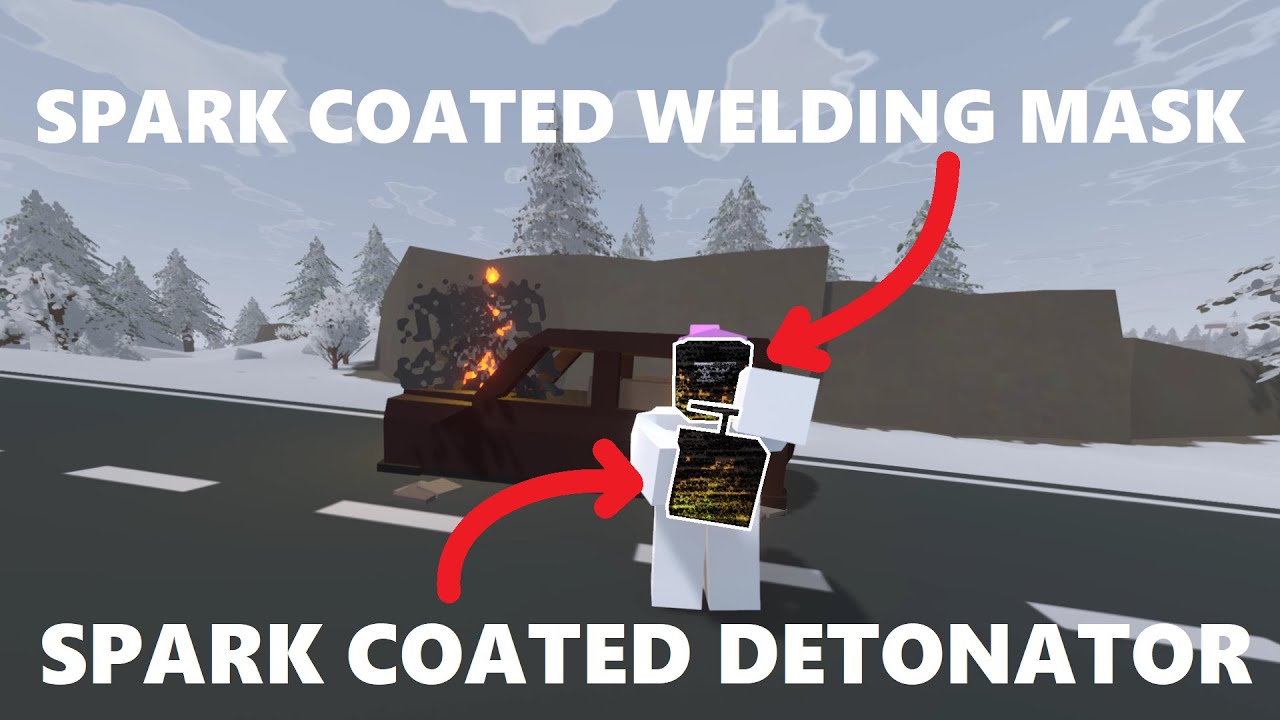 Spark-coated Detonator + Spark-coated Welding Mask | Unturned Item ...