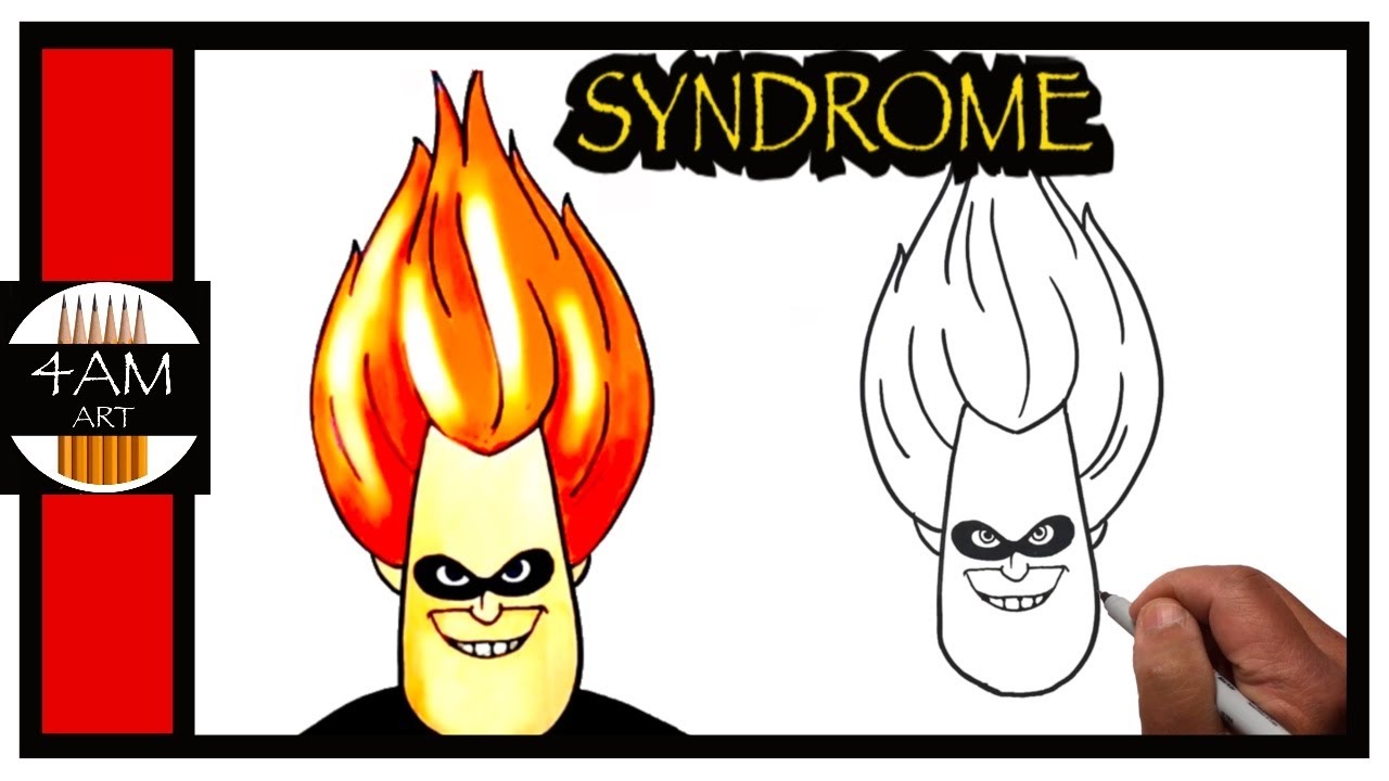 How to Draw THE INCREDIBLES: SYNDROME - YouTube