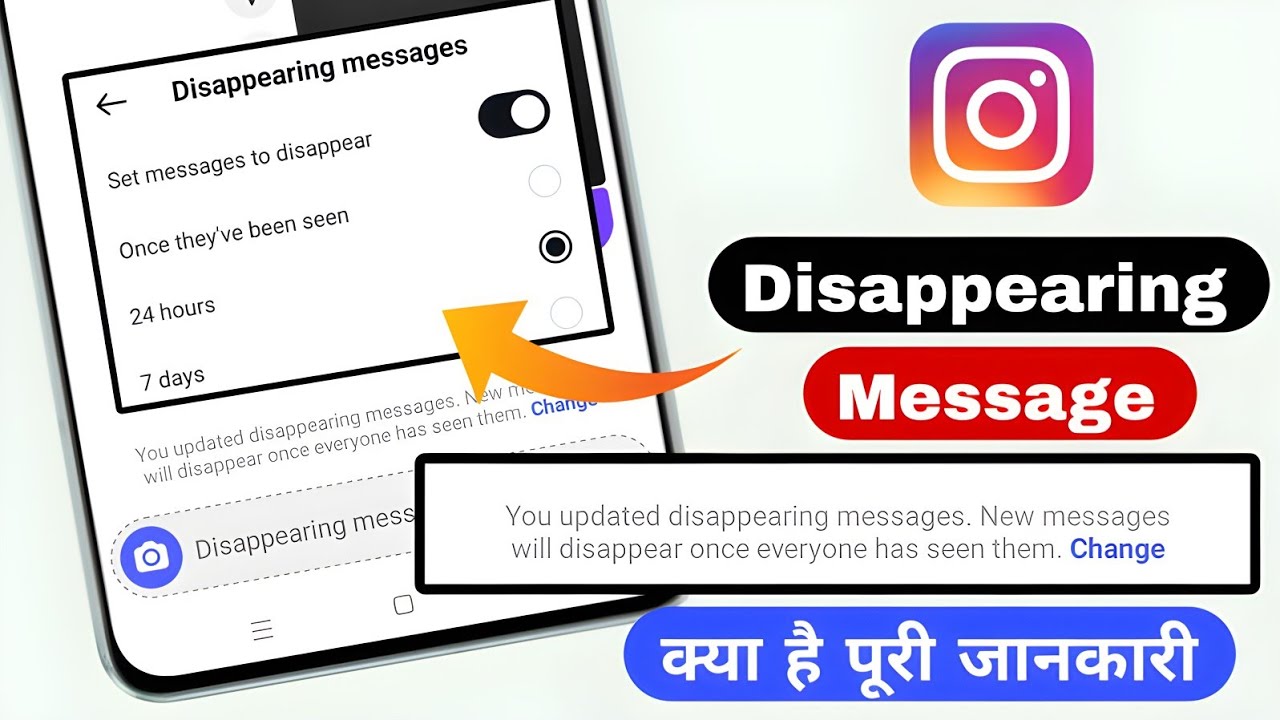 How To Use Disappearing Messages On Instagram Disappearing Message 2025 ...