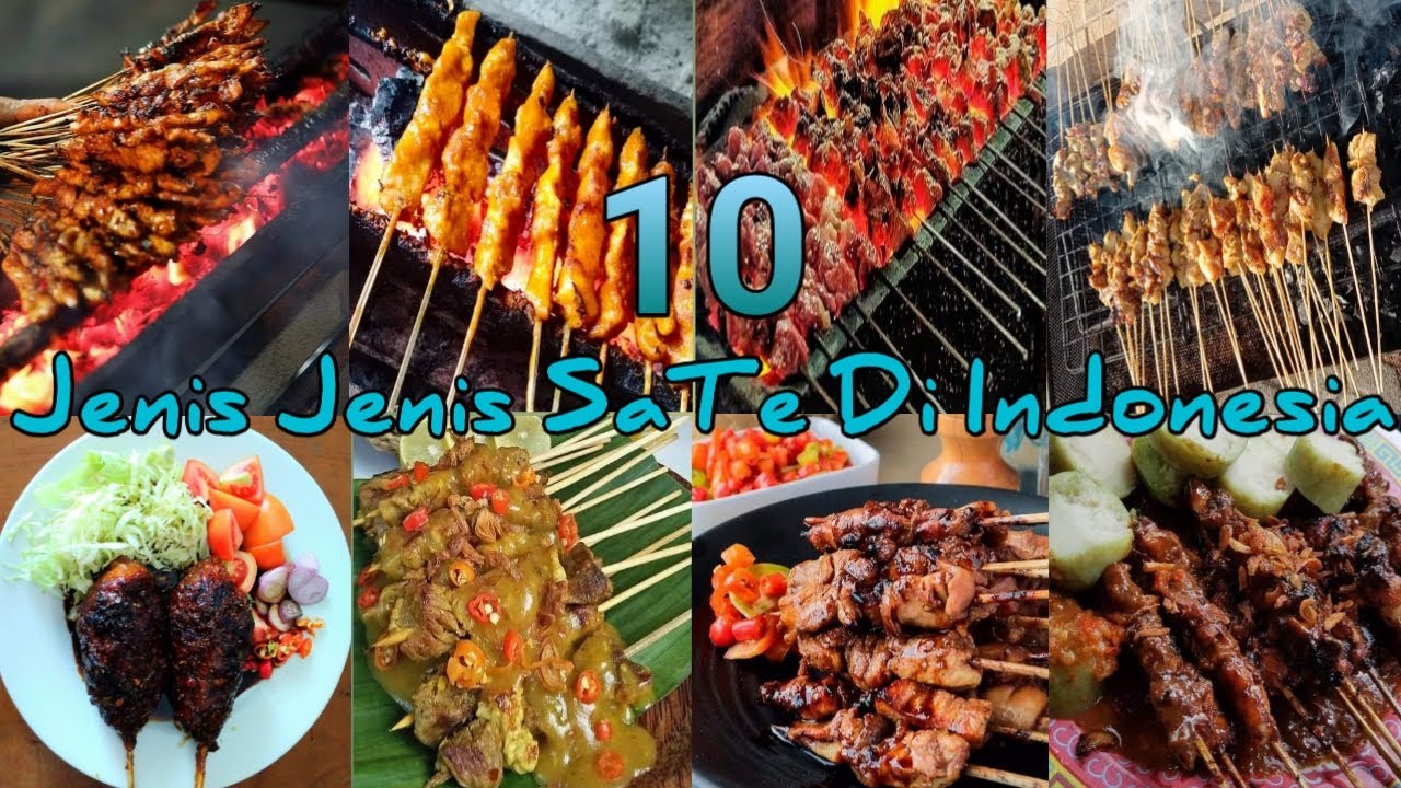 Jenis jenis sate yang ada di Indonesia - YouTube