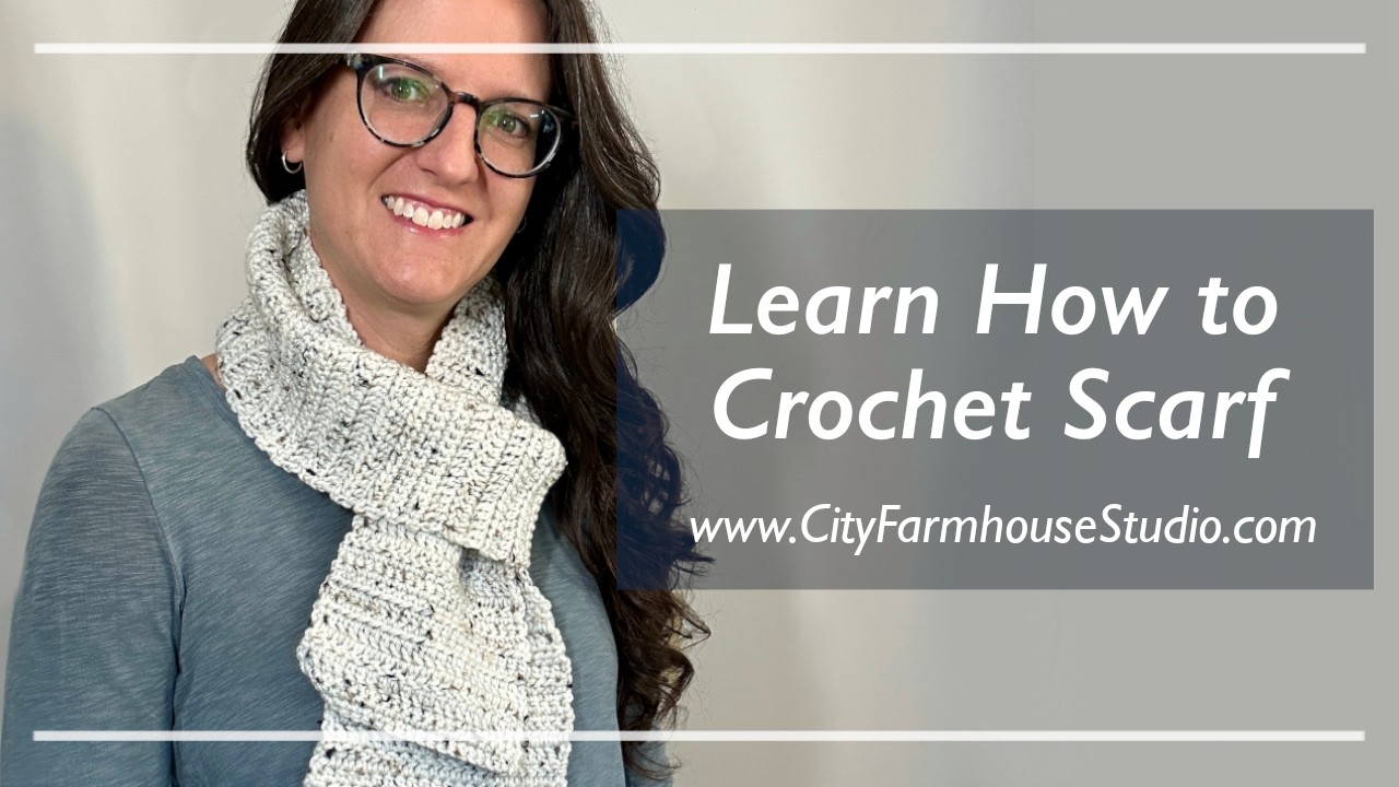 Learn to Crochet: Complete Beginner Scarf Tutorial | Master All Basic ...
