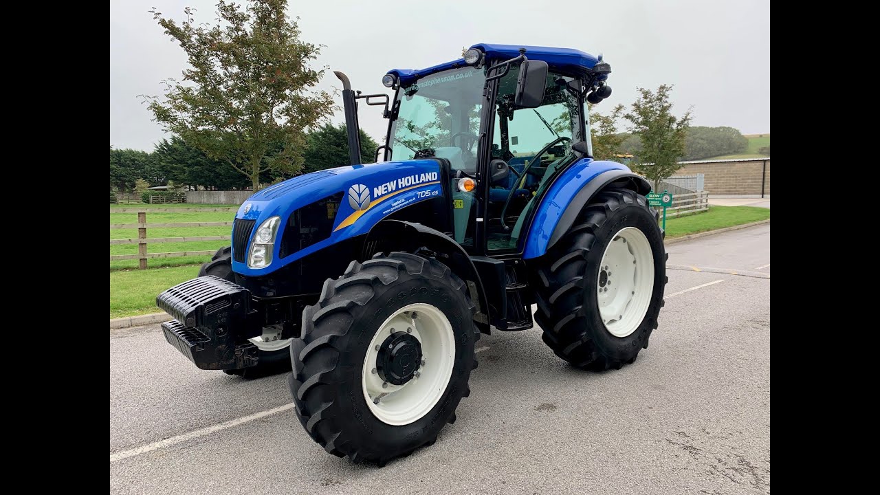 New Holland TD5.105 Tractor walk-around video - YouTube