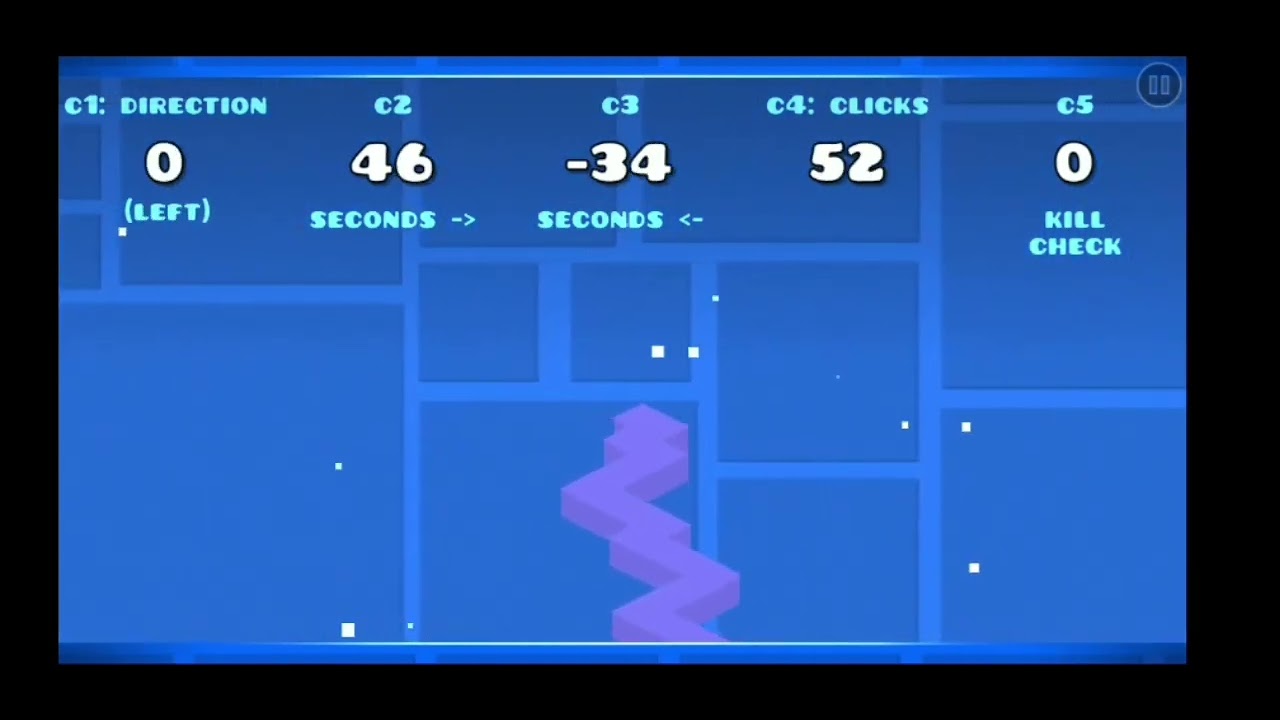 Dancing Line, but it's a test in the GD editor - YouTube