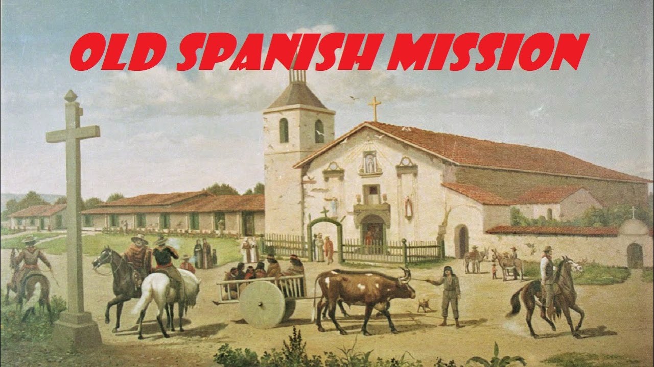 Old Spanish Mission in California - YouTube