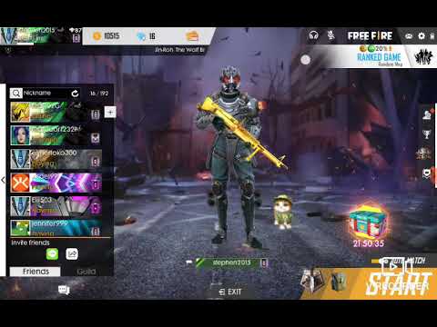 First time playing free fire - YouTube