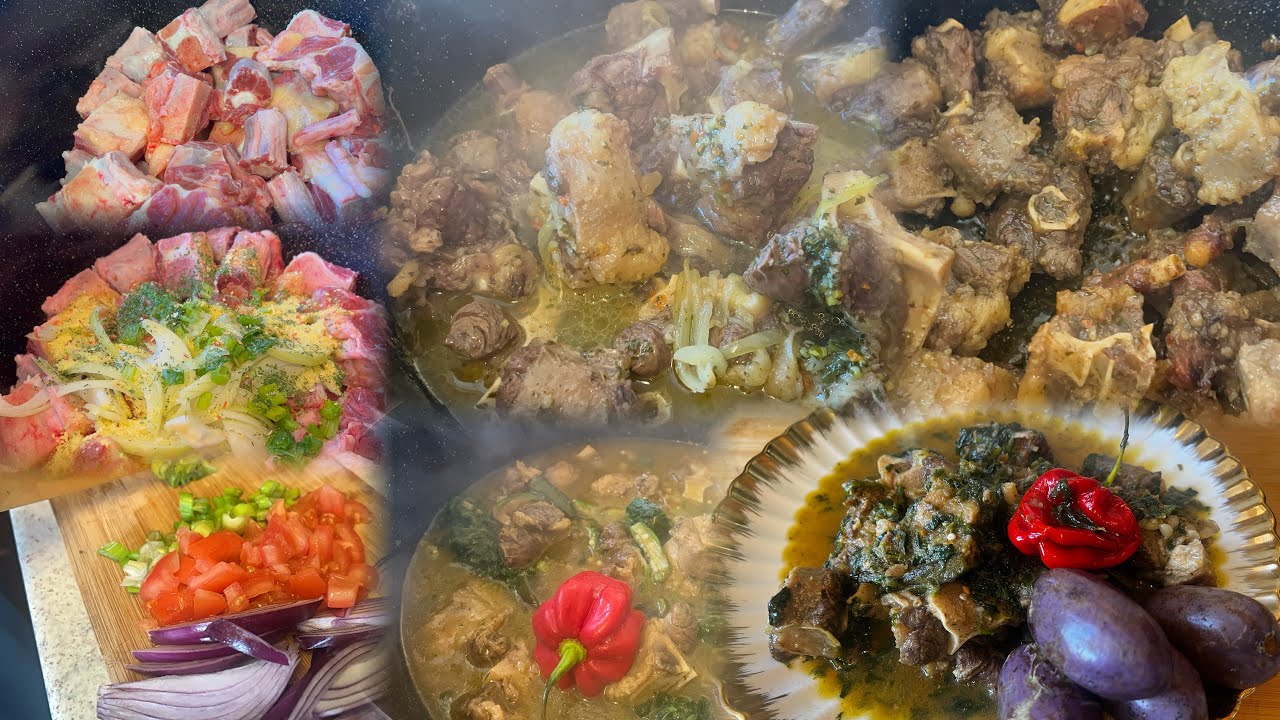 Bouillon de queue de bœuf 🐂 Mikila au légume 🥬 verte très délicieux 😋 ...
