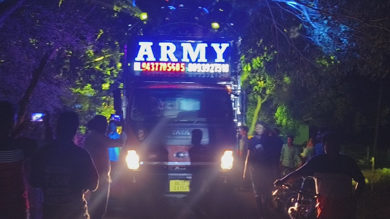 Dj Army Mix Full Setup Rathayatra Road Show Program #djarmymix #armymix ...