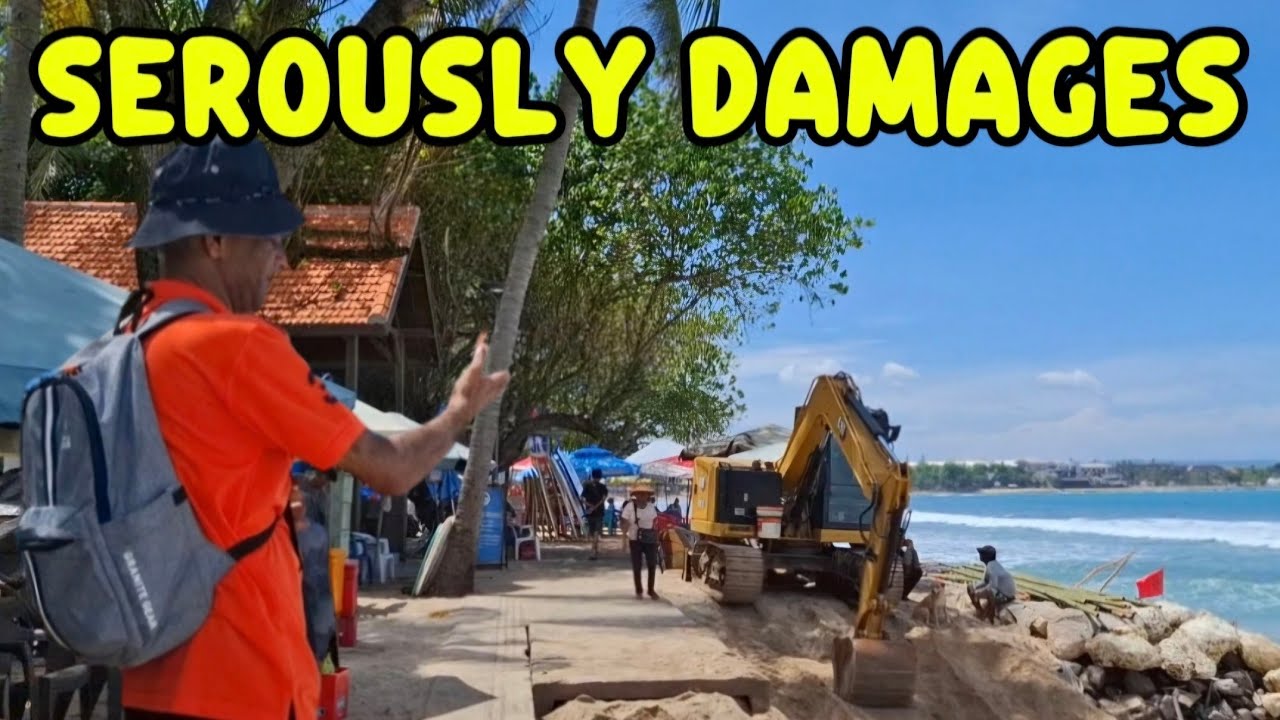 SERIOUSLY DAMAGES || Kuta Bali Foot Path - YouTube