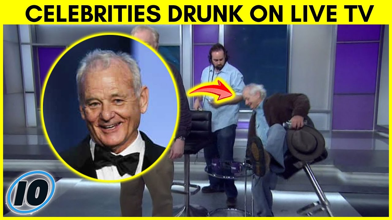 Top 10 Celebrities That Were Drunk On Live TV - YouTube