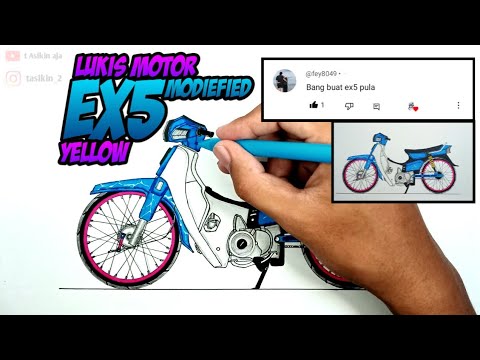 Lukis Motor ex5 modiefied - YouTube