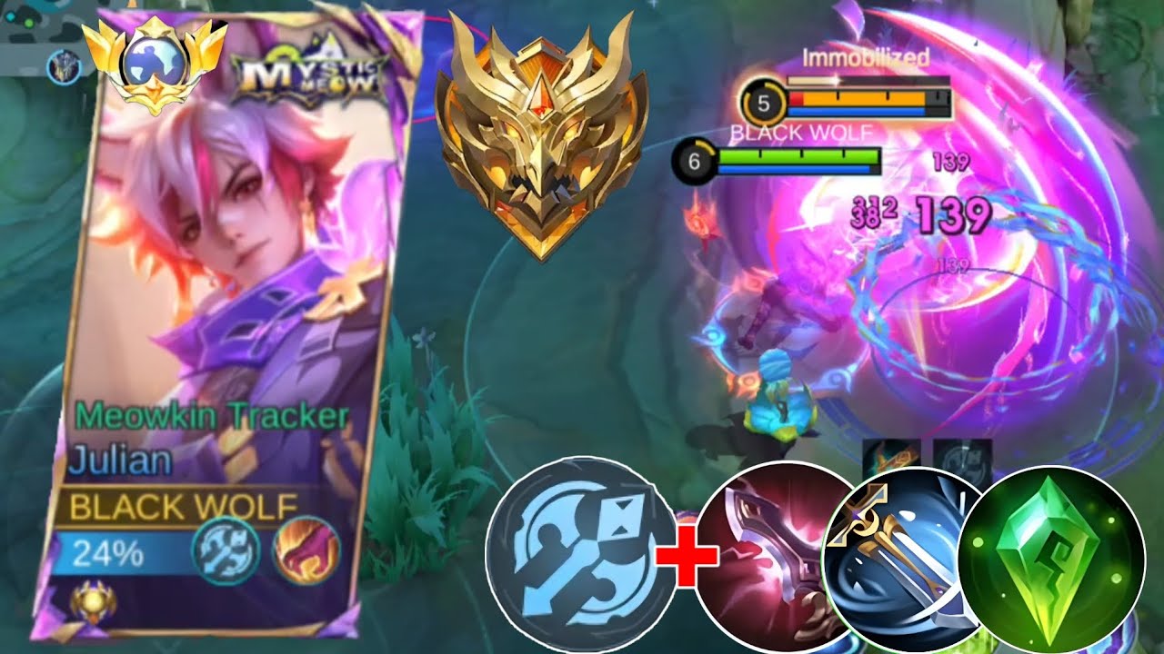 GLOBAL JULIAN FULL INSTANT KILLS BUILD AND EMBLEM! - JULIAN GAMEPLAY ...
