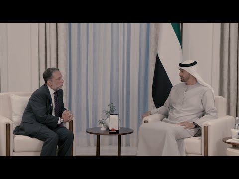 Sheikh Mohammed bin Zayed of the UAE with Institute Exec. Dir. Dr. Robert Satloff