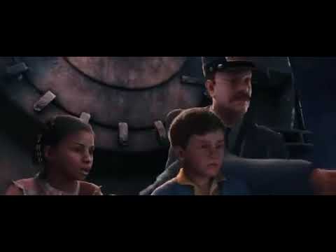 The Polar Express Roller Coaster Scene - YouTube