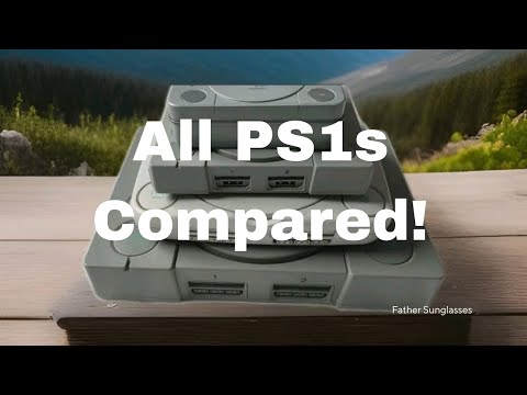 PlayStation 1 Size Comparison Featuring ALL variants of PS1 Consoles ...