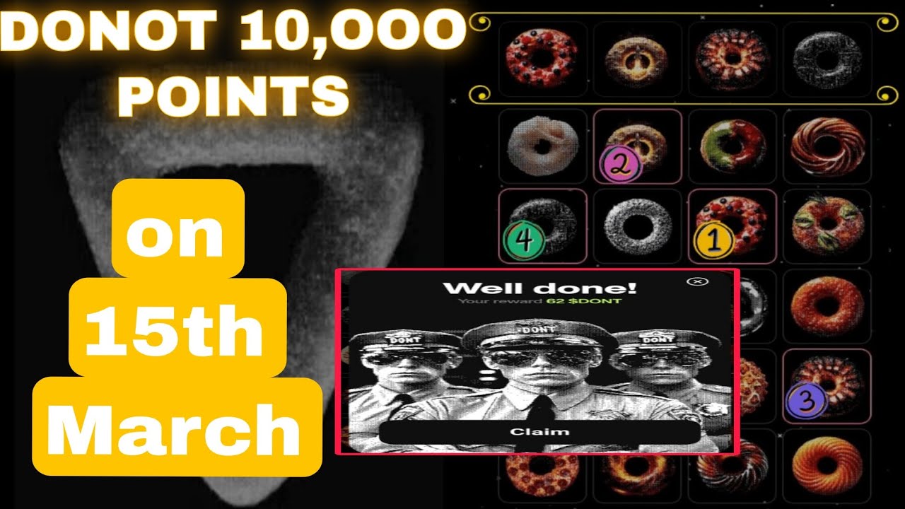 Donot Combo Today | Donut Combo Today | Donut Daily Combo 15 March | Donut Daily Combo | Donut ...