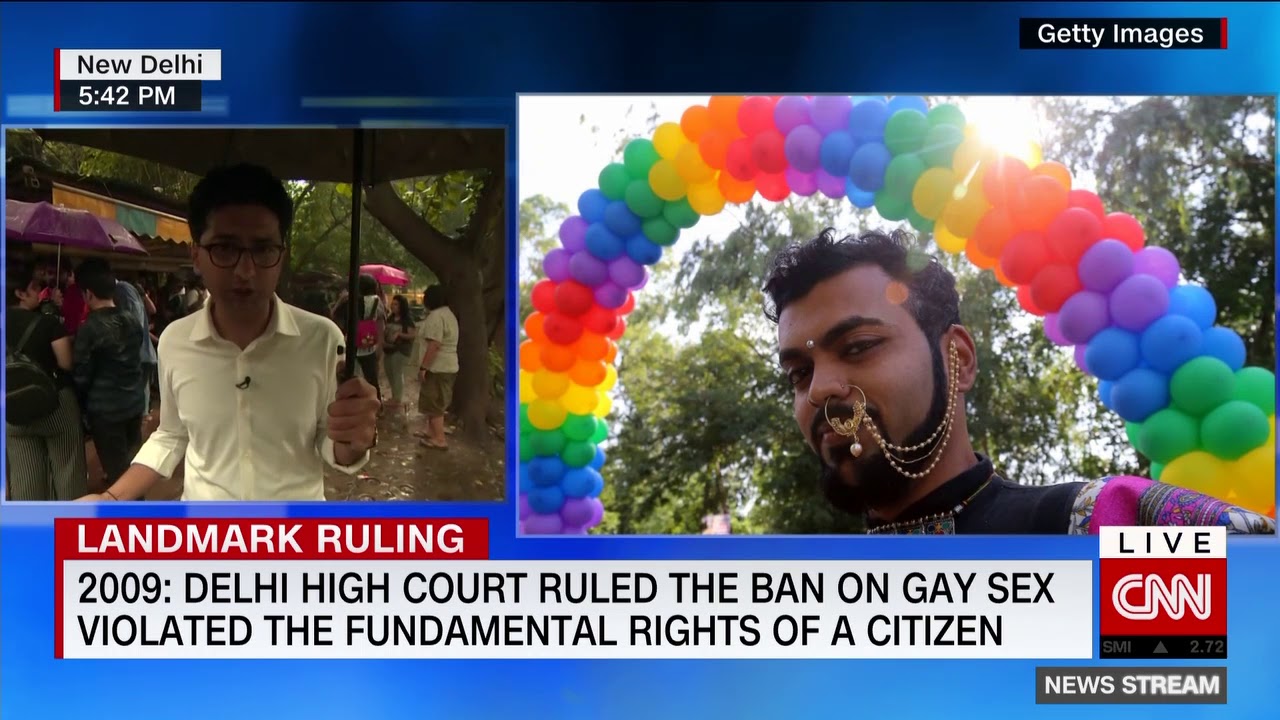 India's top court decriminalizes gay sex in landmark ruling - YouTube