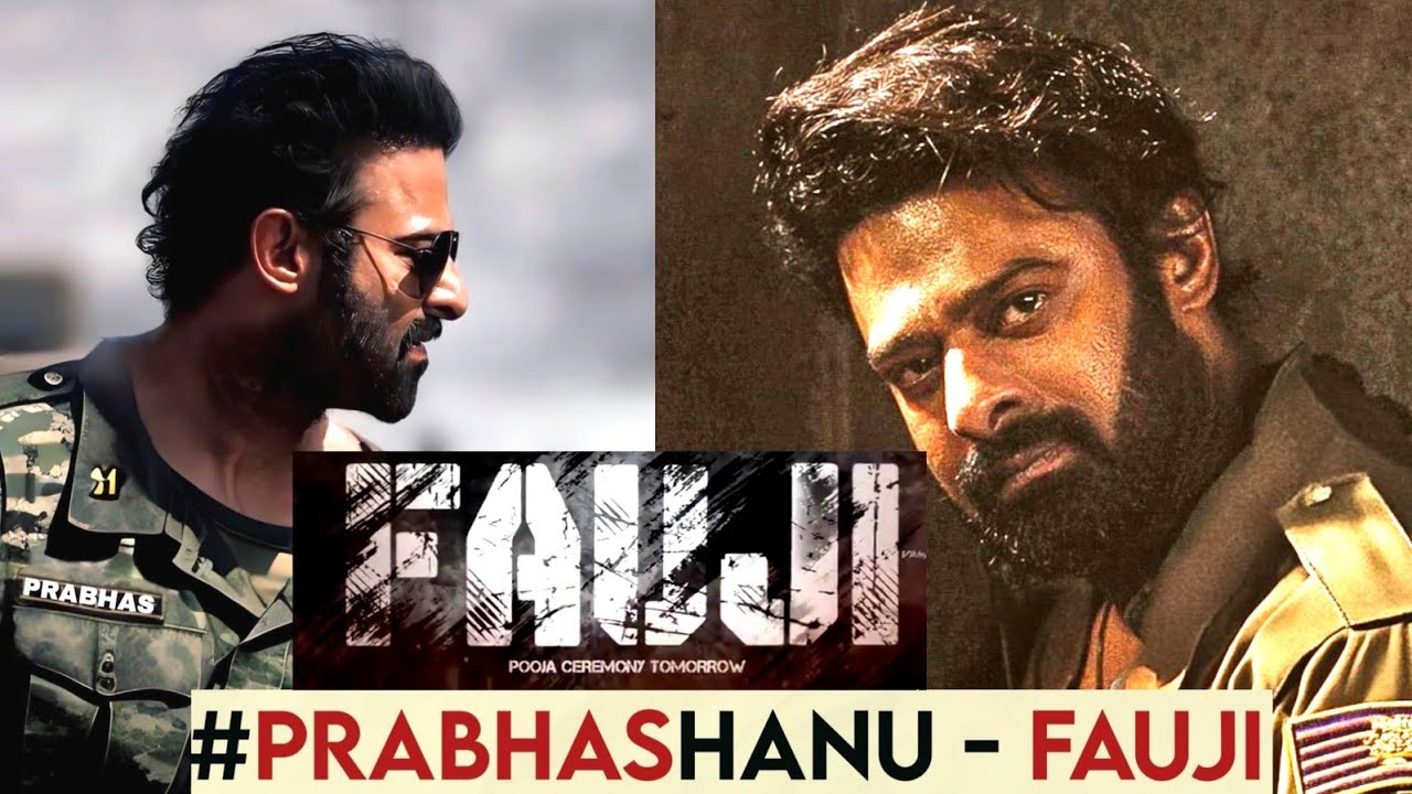 Prabhas-Fauji First Look Today | Prabhas Fauji Pooja ceremony ...