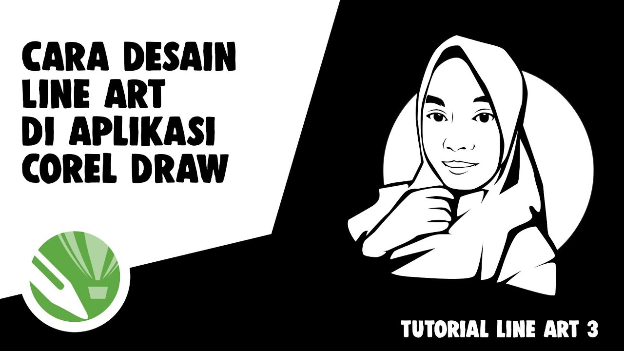 Hanya 10 Menit LANGSUNG BISA desain line art | Tutorial line art 3 ...