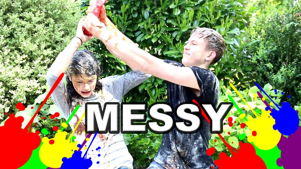Two Friends Get MESSY - YouTube