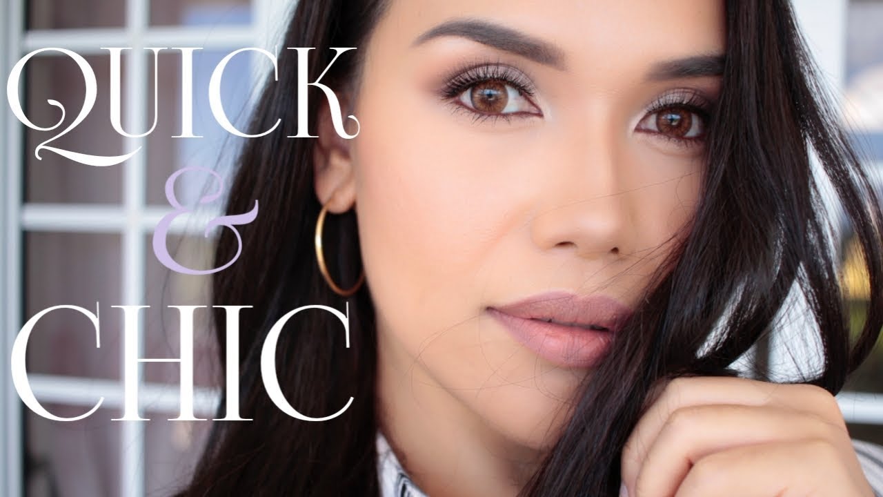 SIMPLE & CHIC MAKEUP TUTORIAL - YouTube