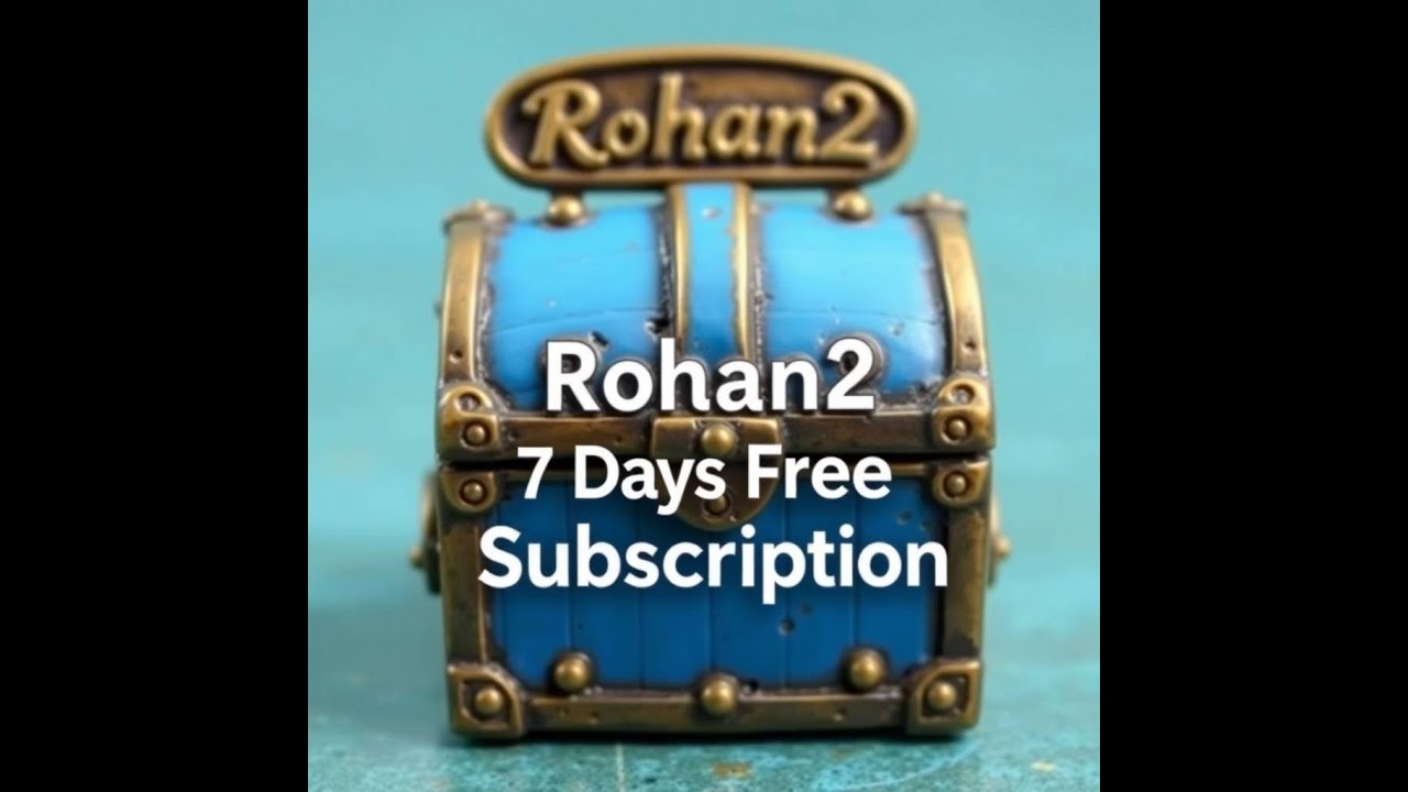 7 Days Free Subscription. Thank You Rohan2 - YouTube