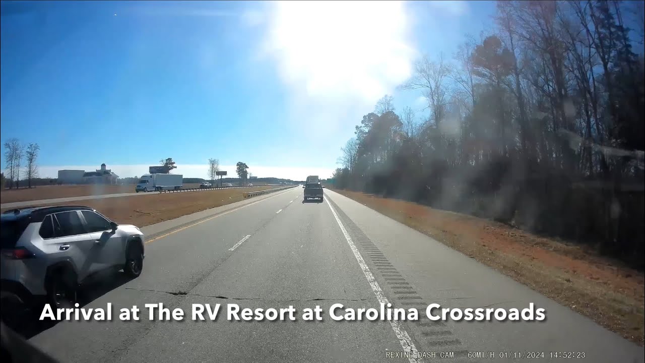 The RV Resort at Carolina Crossroads - Arrival - YouTube