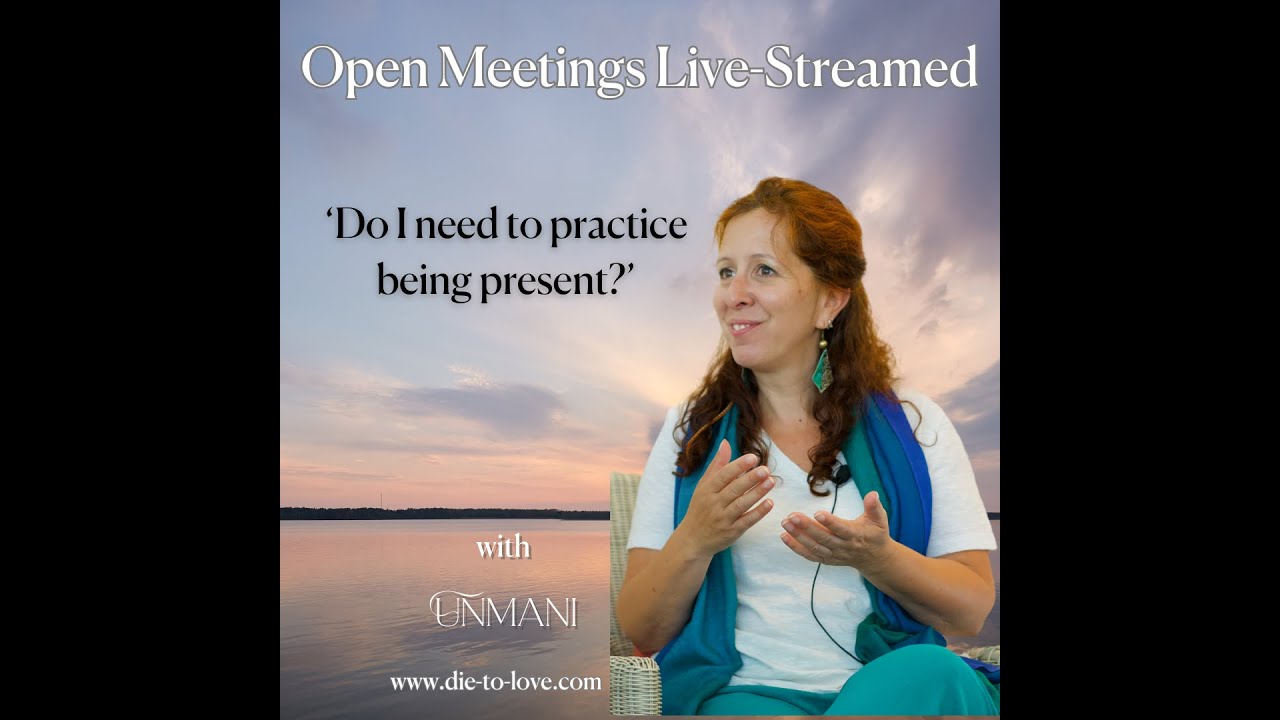Open Meeting Livestreamed – Do I need to practice being present? - YouTube
