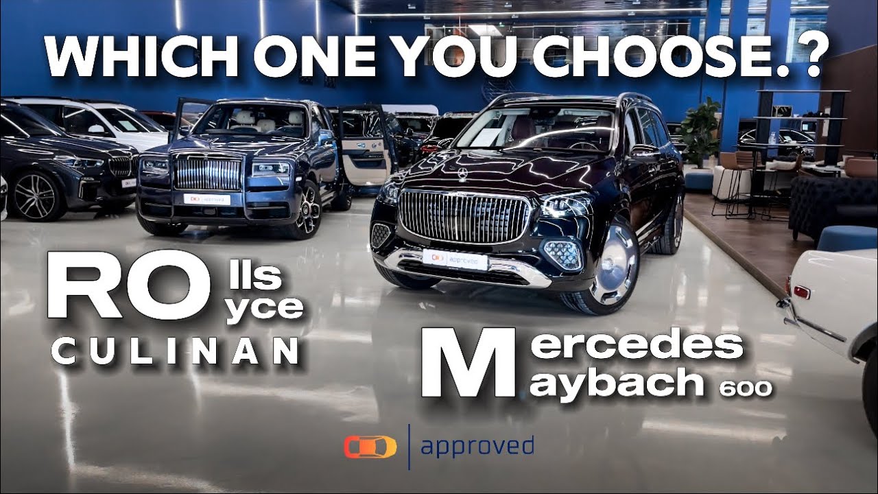 Which one you choose? Rolls Royce Cullinan | Mercedes GLS 600 ...