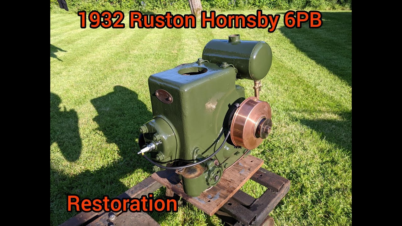 1932 Ruston Hornsby 6PB restoration and slight mishap - YouTube