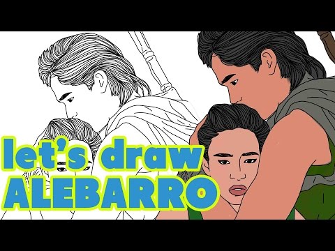 Let's draw AleBarro Alena and Ibarro
