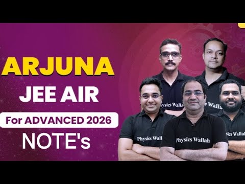Arjuna jee AIR BATCH Physics Kinematics Ch-01 Lec-04 Note's Link in ...
