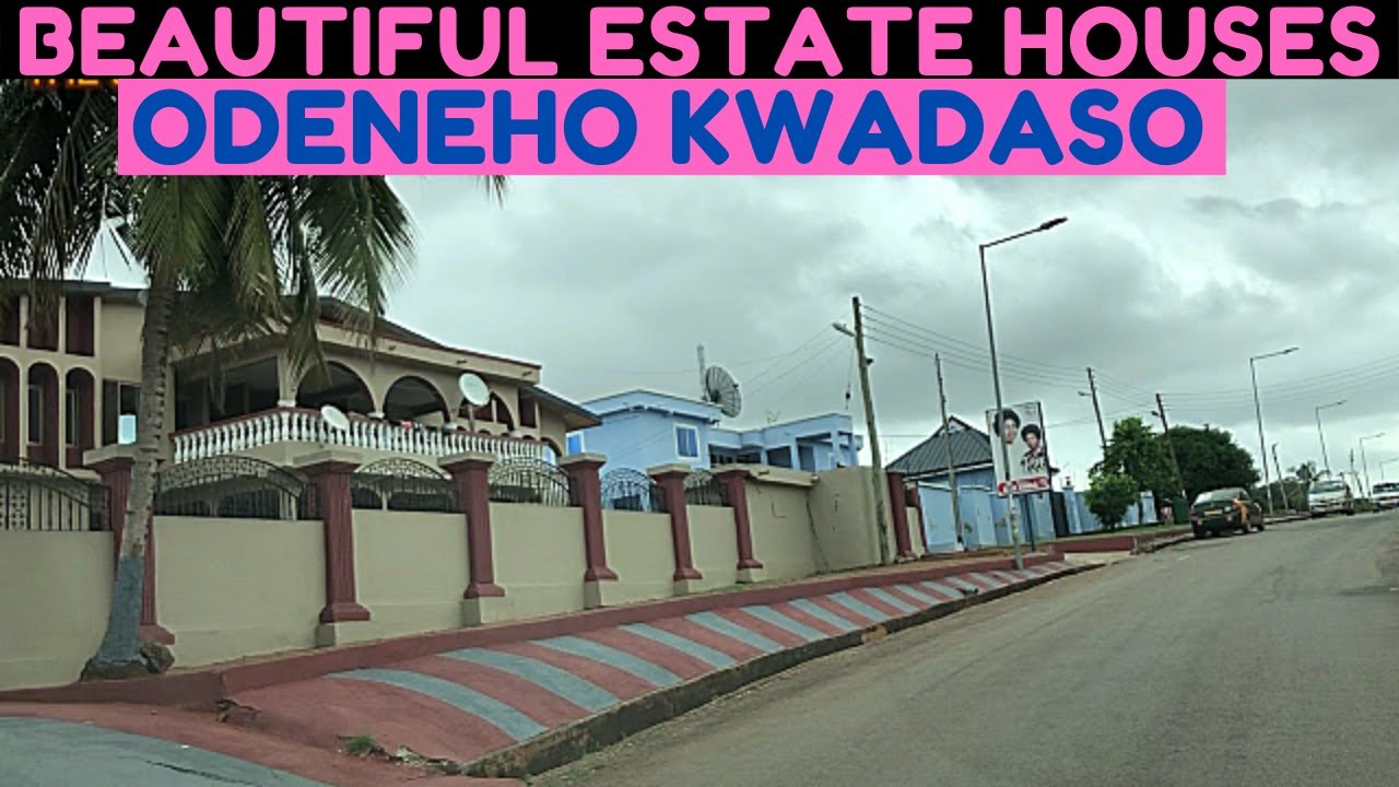 Beautiful Estate Houses at Odeneho Kwadaso in Kumasi, Ghana. - YouTube