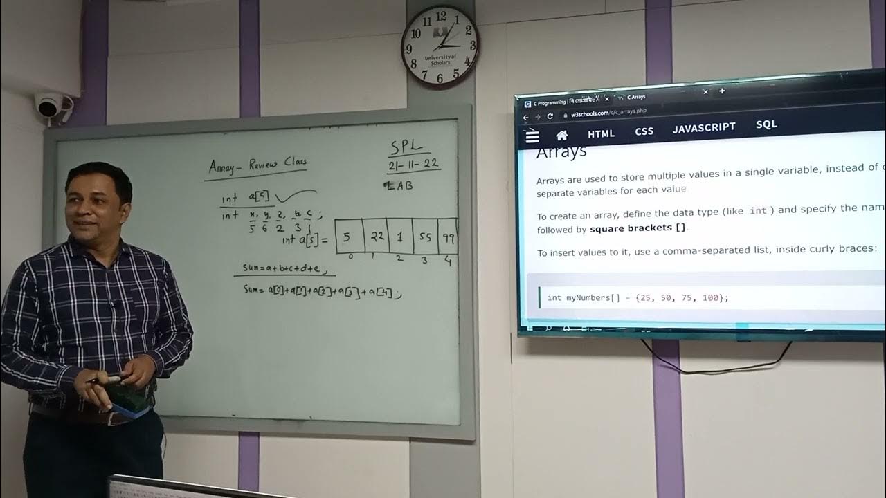 Structured Programming Language | Lecture-12 | CSE | Ahsan Arif | University of Scholars - YouTube