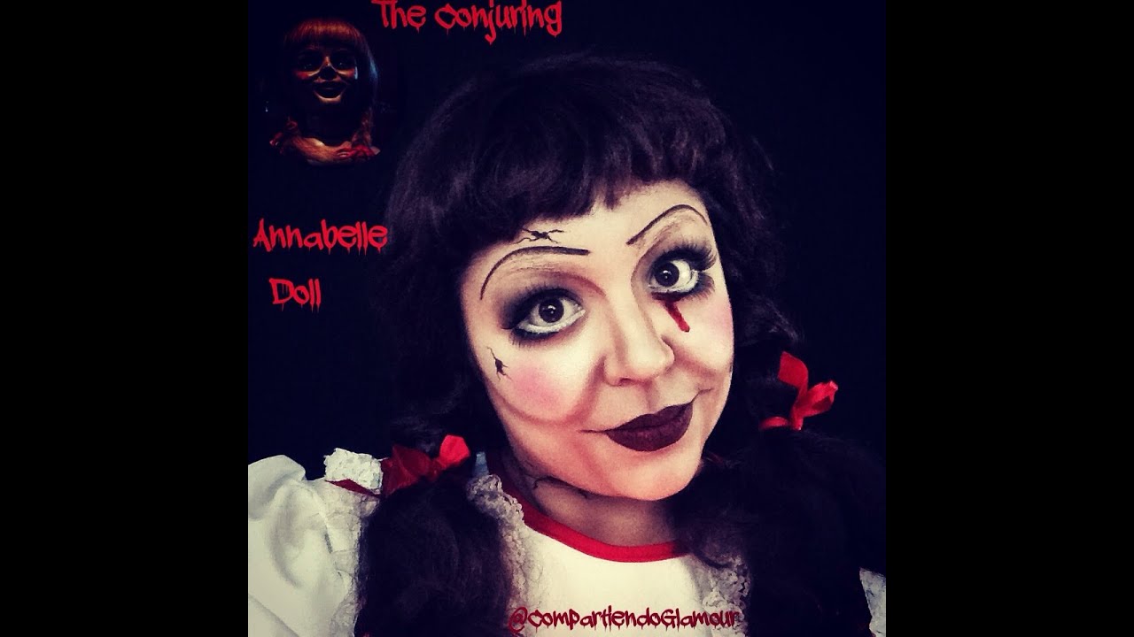 Annabelle Doll The Conjuring Makeup Tutorial - YouTube