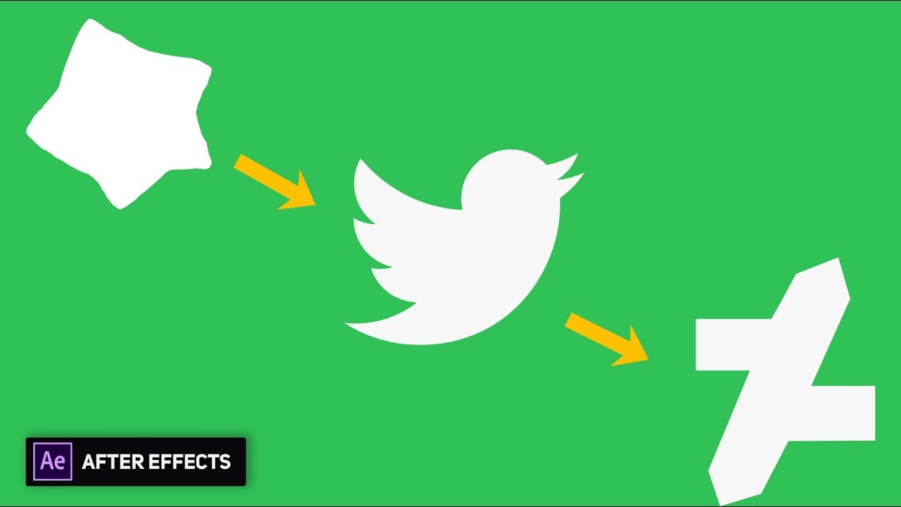 Morph Shape Animation - After Effects Tutorial - Easy & Quick Method ...