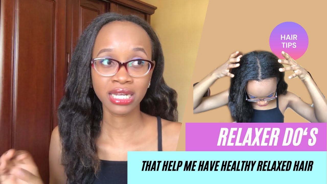 Top 3 Tips To Get Healthy Relaxed Hair | How I Relax My Hair - YouTube