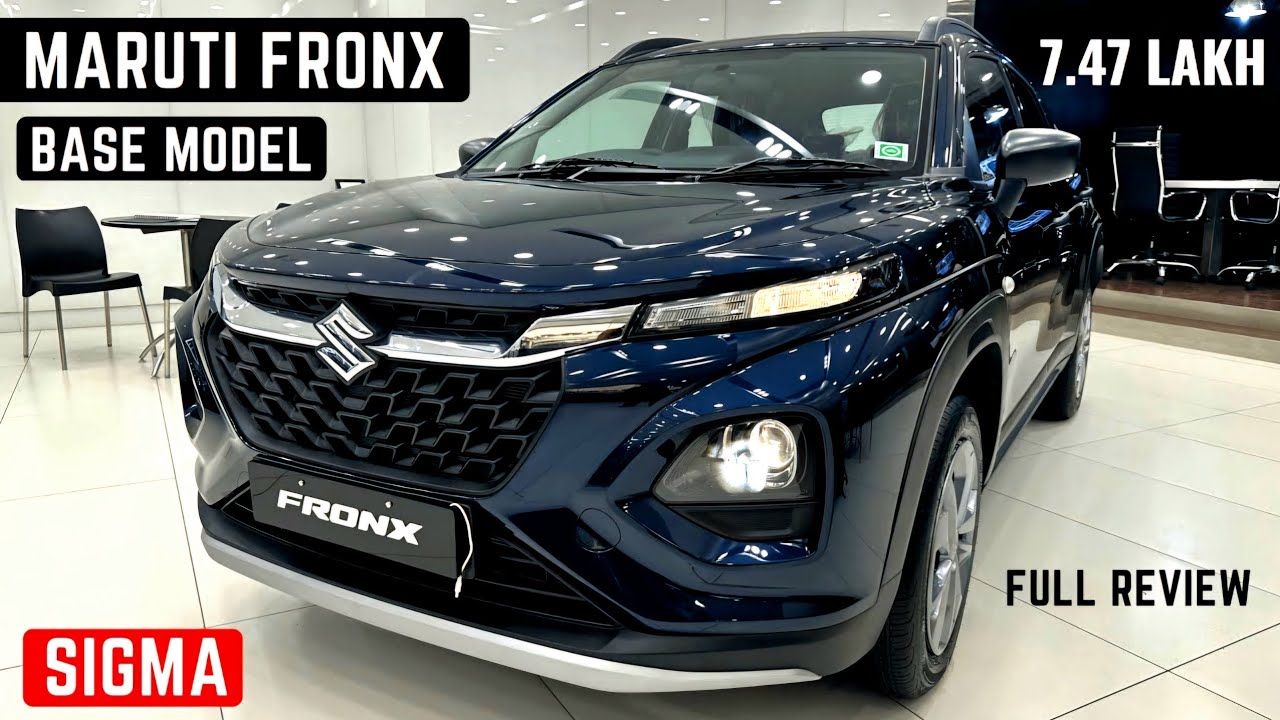 Updated Maruti Fronx Sigma Varient 2024 Review | Fronx Base model 2024 ...